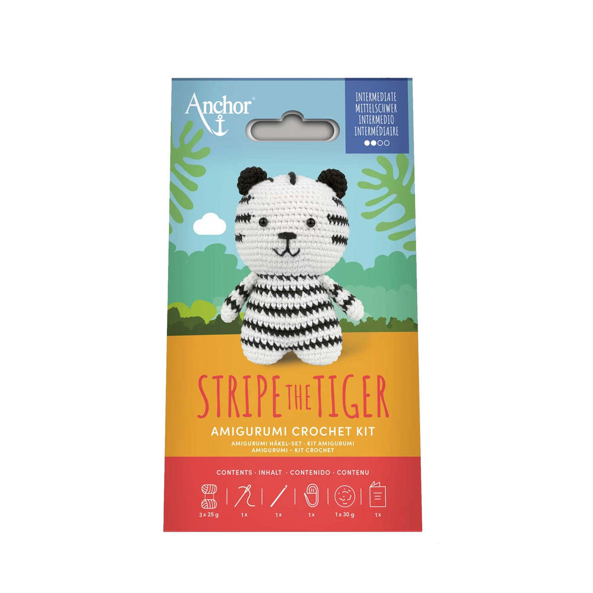 Kit Amigurumi Stripe The Tiger – Anchor – Bottega Barichello